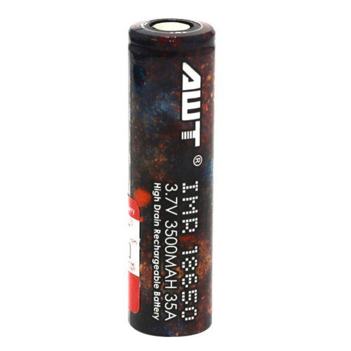 AWT 18650 3500mAh Battery - Black | Ecigarettes Wholesale UK